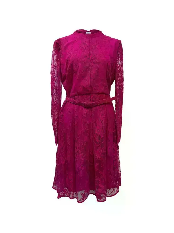 Erdem Elira Lace Midi Dress - Pink