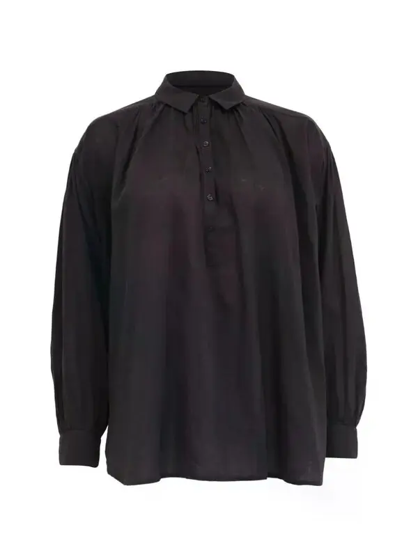 NILI LOTAN Miles Long-sleeve Blouse - Black