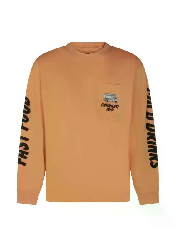 Carhartt Work In Progress Long Sleeve Sweatshirt - Orange