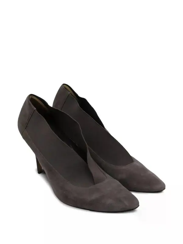 Manolo Blahnik Elastic-accent Pointed-toe Pumps
