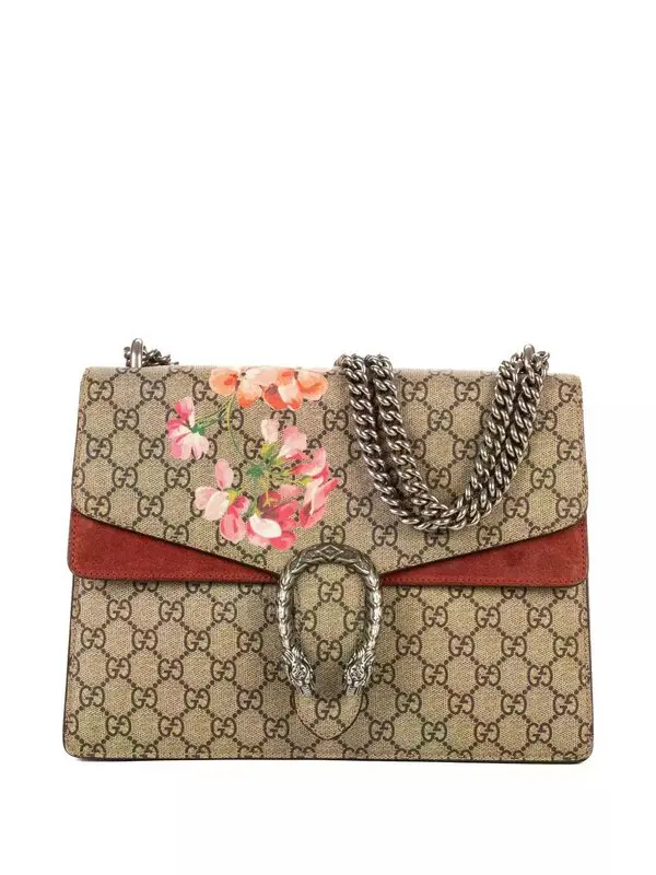 Gucci Dionysus Floral-print Shoulder Bag - Neutrals