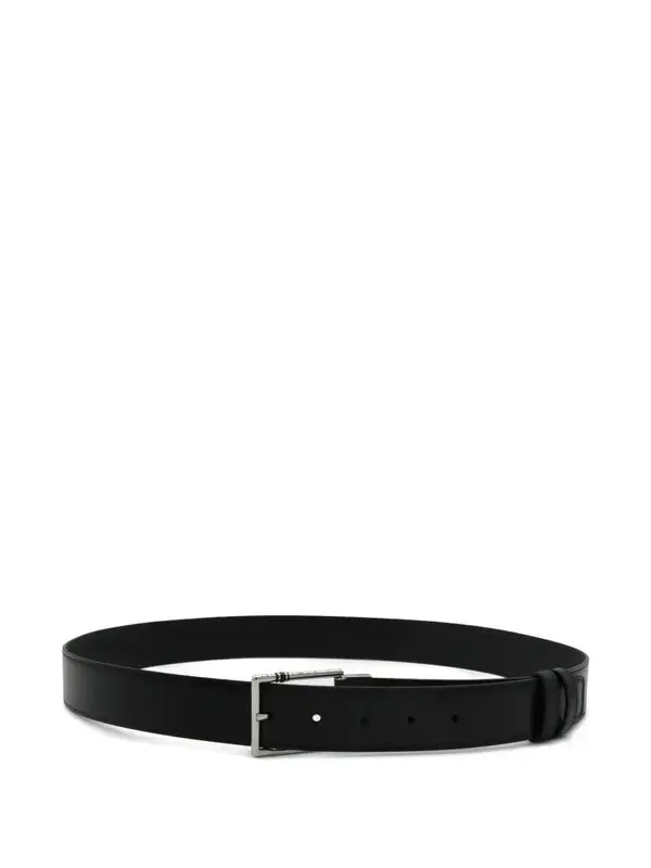 Montblanc Leather Buckle-fastening Belt - Black