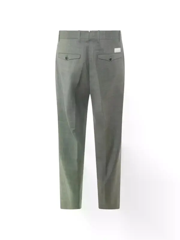 NINE:INTHE:MORNING Pressed-crease Stretch Trousers - Grey