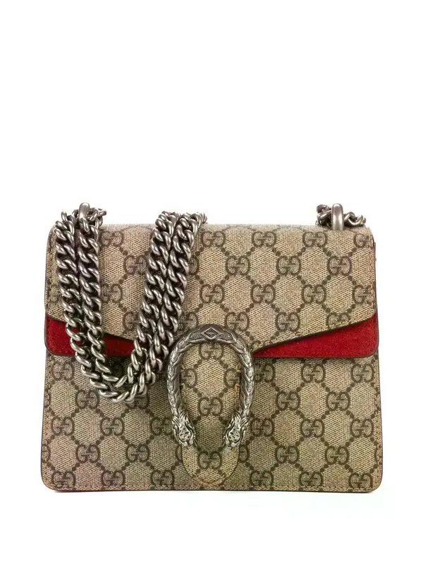 Gucci Dionysus Gg Supreme Shoulder Bag - Neutrals