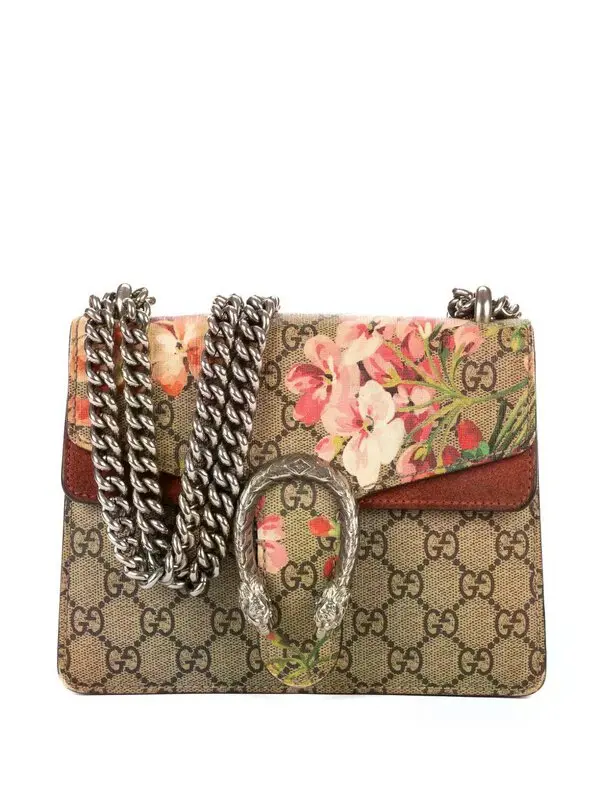 Gucci Dionysus Gg Supreme Shoulder Bag - Neutrals