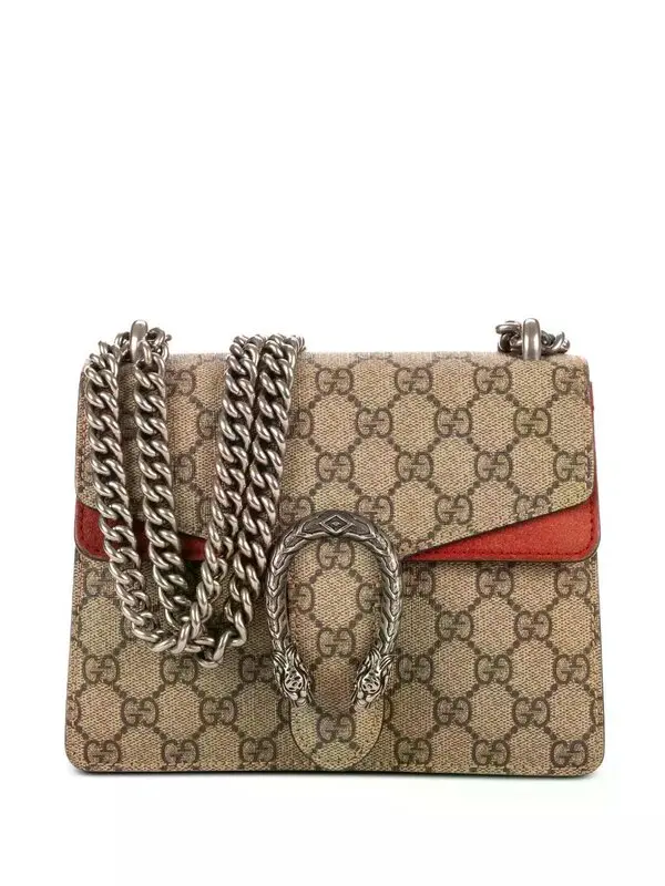 Gucci Dionysus Gg Supreme Shoulder Bag - Neutrals