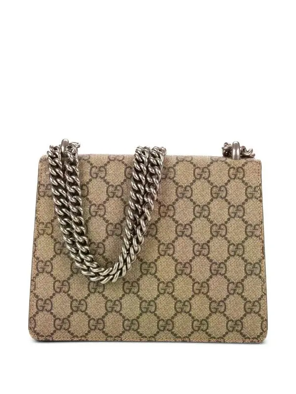 Gucci Dionysus Gg Supreme Shoulder Bag - Neutrals