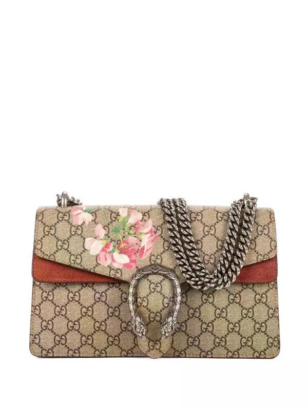 Gucci Dionysus Gg Supreme Shoulder Bag - Neutrals