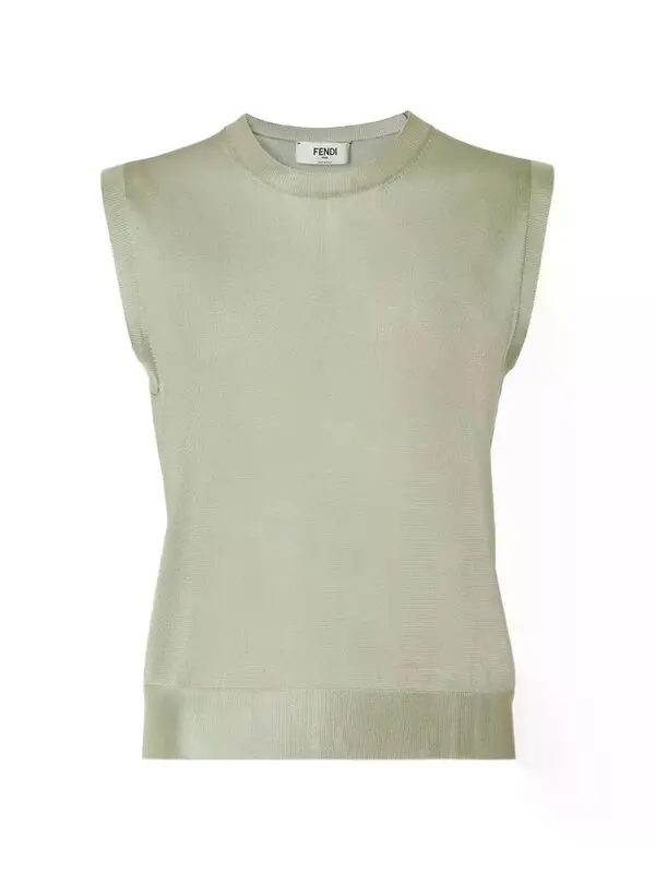 Fendi Sleeveless Top - Green
