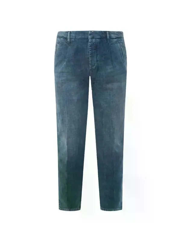 Incotex Division Faded-effect Jeans - Blue