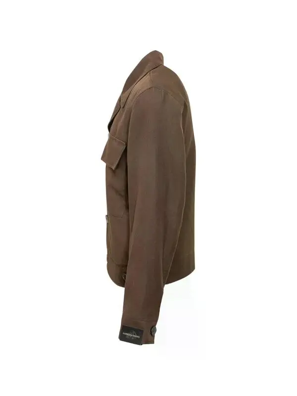 GABRIELE PASINI Flap-pocket Jacket - Brown
