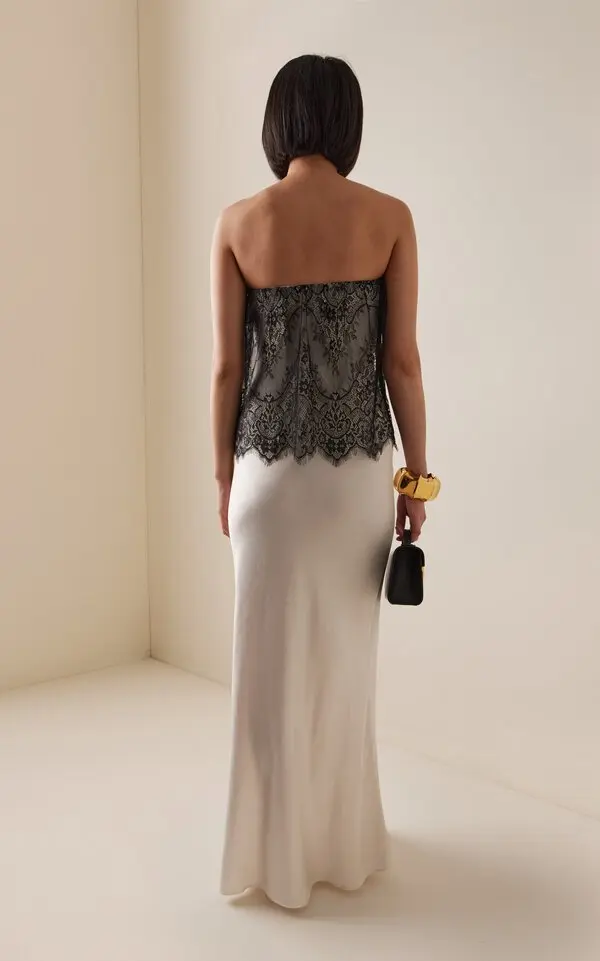 THIRD FORM Exclusive Visions Strapless Maxi Dress - Ivory