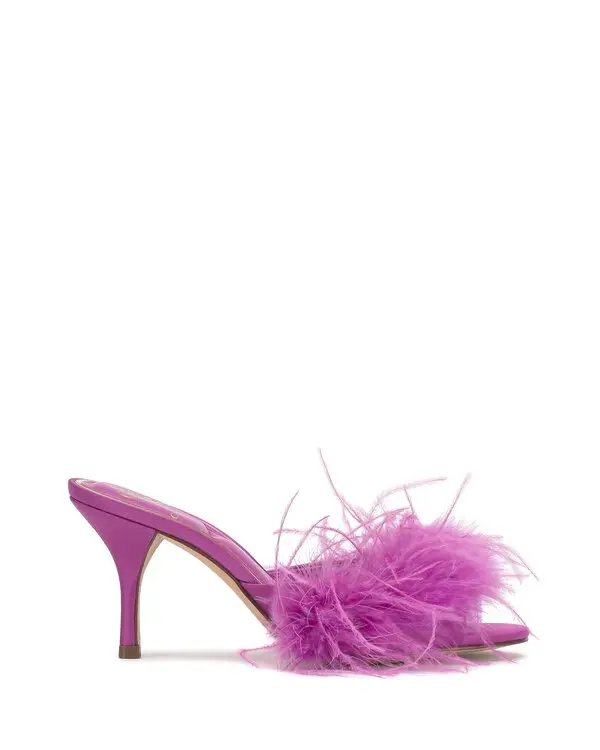 Vince Camuto Paelly Feather Mule - Orchid Blossom