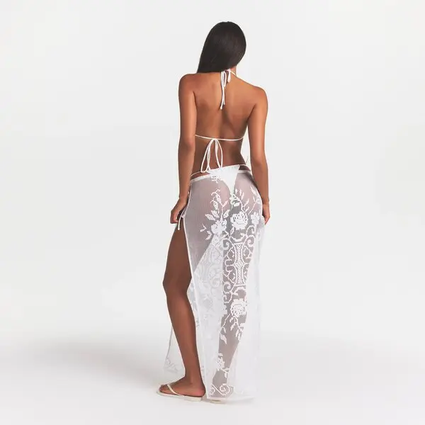 SKIMS Lace Long Skirt