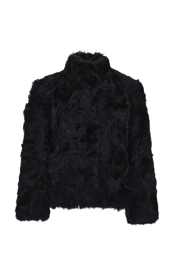 Source Unknown Shearling Wool Jacket