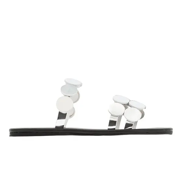 ANCIENT GREEK SANDALS Kirini Sandals - Silver