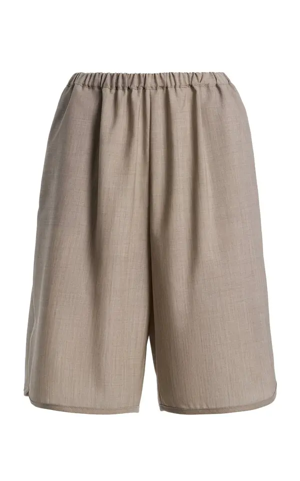 THE FRANKIE SHOP Nelis Suiting Bermuda Shorts - Grey
