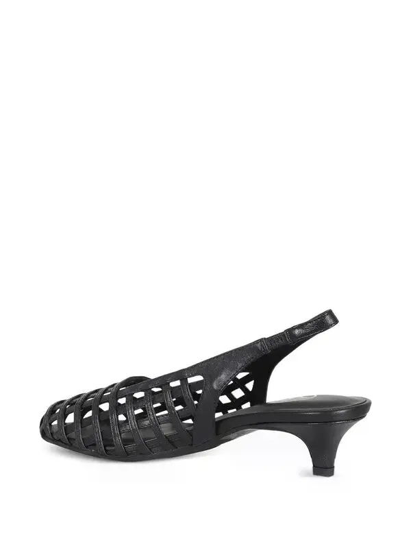 Ash Enji Cage-construction Slingback Pumps