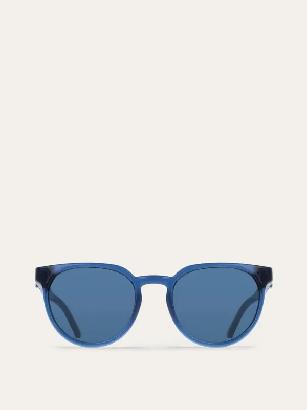FERRAGAMO Round Frame Sunglasses - Blue