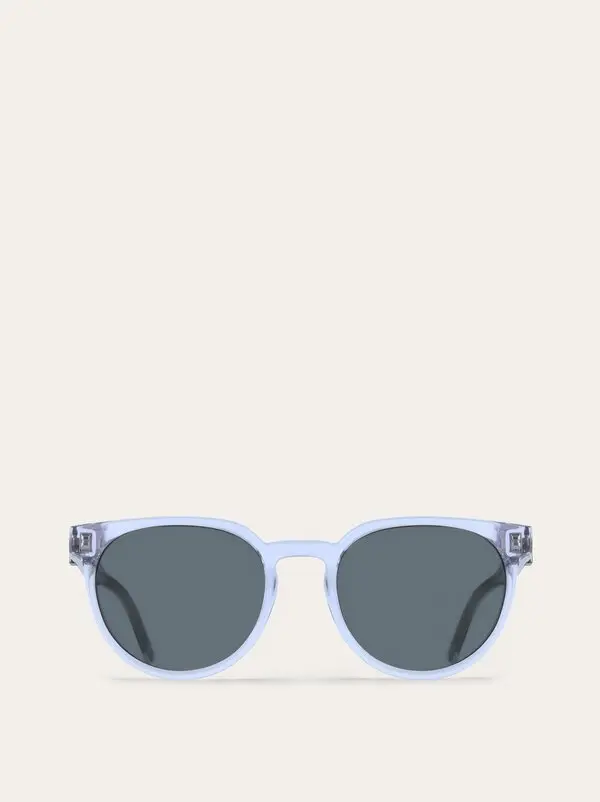 FERRAGAMO Round Frame Sunglasses - Grey