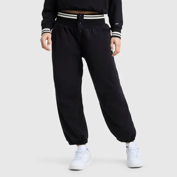 Champion Tackle Snap Front Voluminous Pant - Black