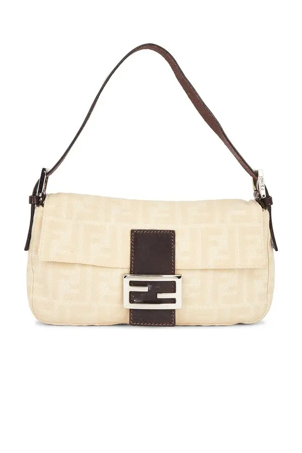 Fendi Zucca Baguette - Ivory