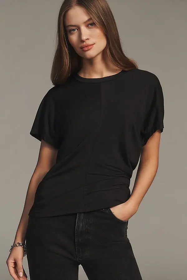 ANINE BING Zadig T-shirt Top - Black