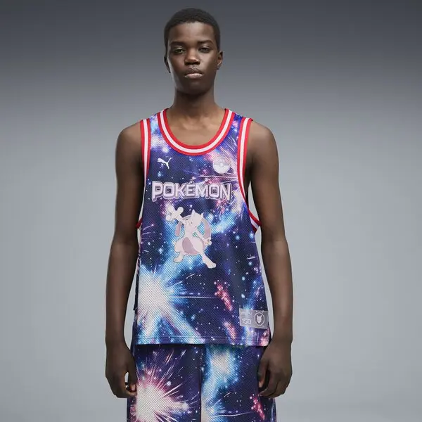 PUMA X Pokãmon Mewtwo Basketball Jersey - Black