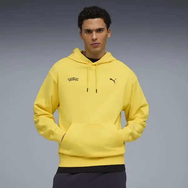 PUMA X Pokemon Relaxed Graphic Hoodie - Yellow