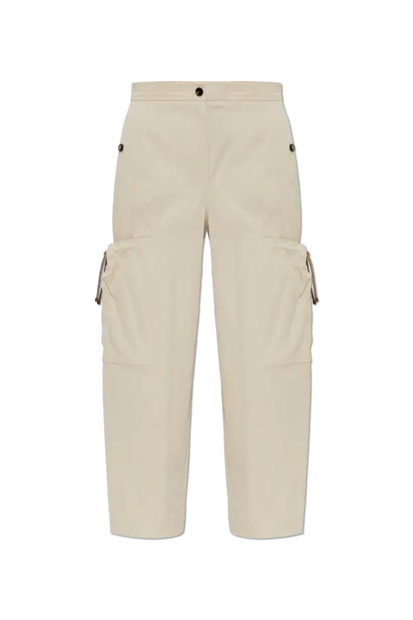 Max Mara Lepre” Cargo Trousers - Cream