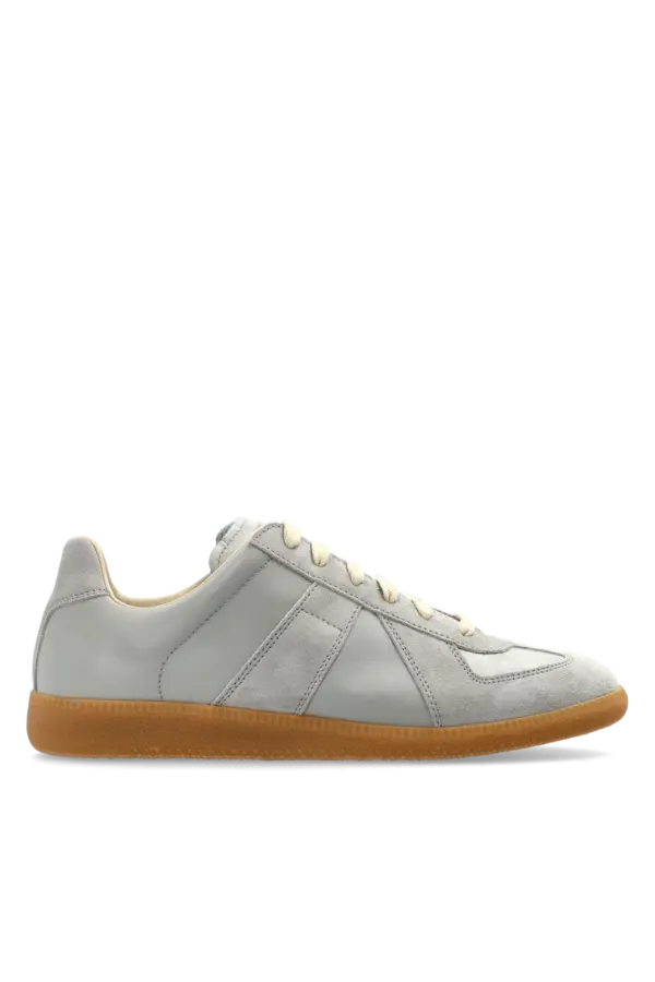 MAISON MARGIELA Leather Sports Shoes - Grey