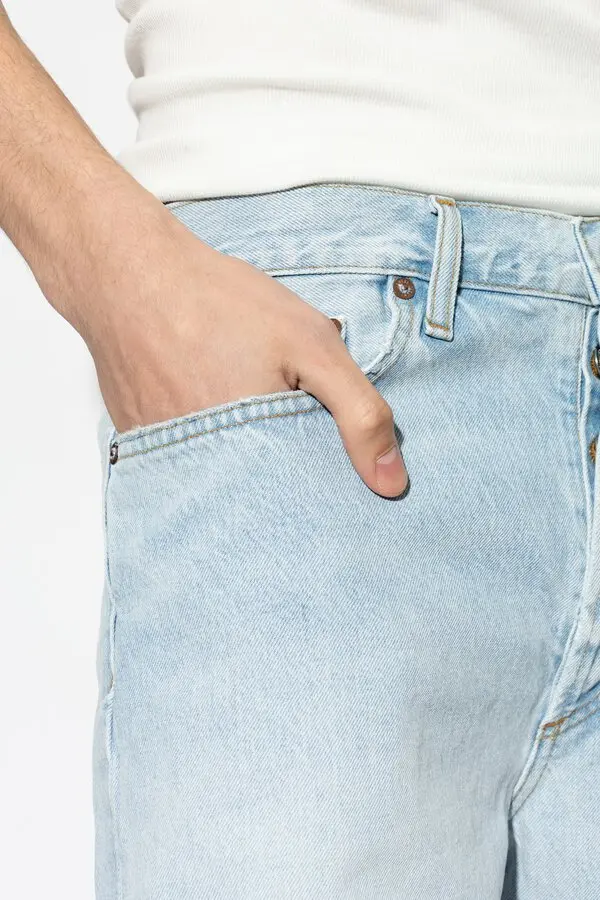 AGOLDE Anson' Denim Shorts - Blue