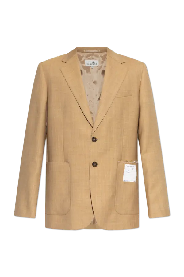 MAISON MARGIELA Wool Blazer - Brown
