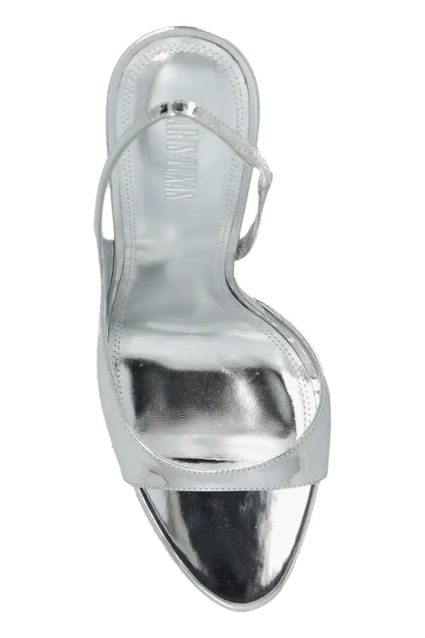Paris Texas Heeled Sandals - Silver