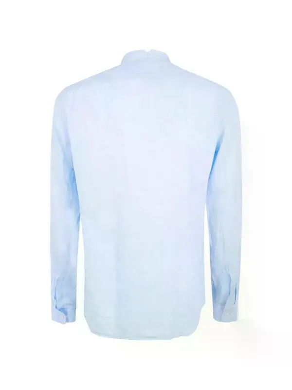 TINTORIA MATTEI 954 Pintuck-detail Band-collar Shirt