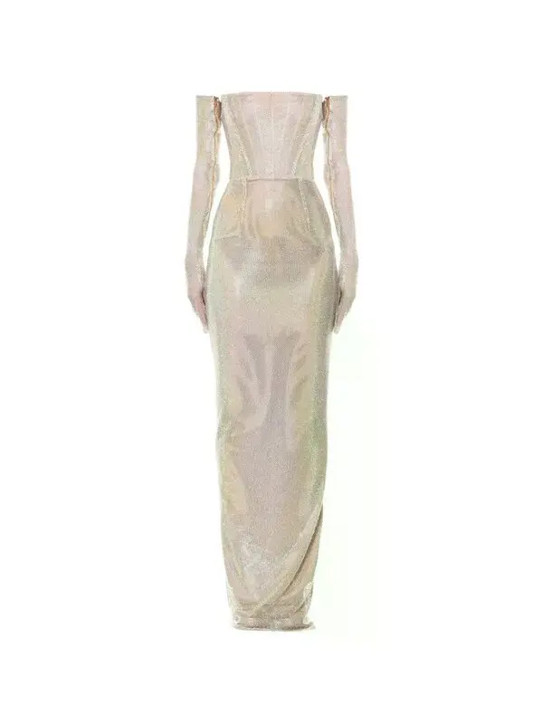 BRONX AND BRONCO Florentina Gown - Neutrals