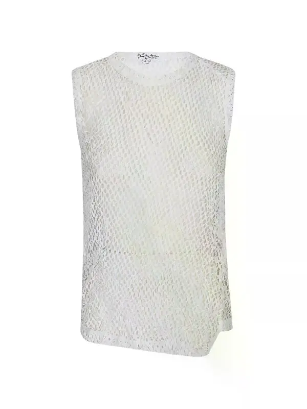 Comme Des Garçons Asymmetric Trim Vest - Neutrals