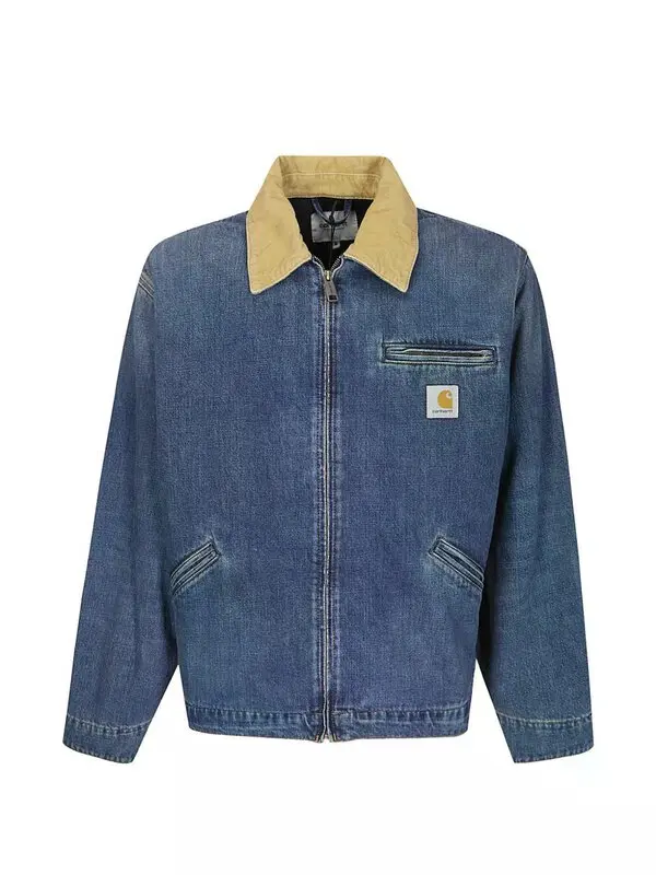 Carhartt Work In Progress Og Detroit Denim Jacket - Blue