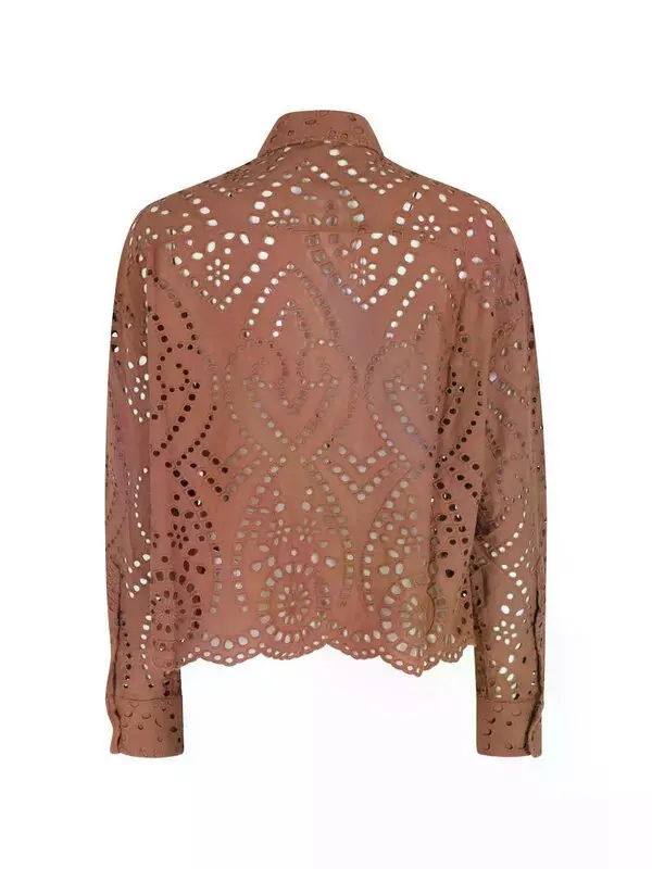 MC2 SAINT BARTH Oriane Broderie Anglaise Shirt