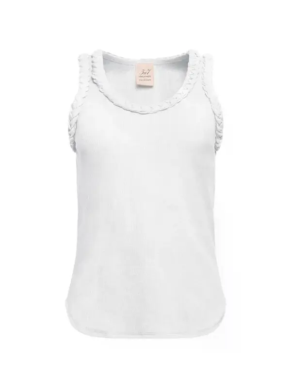 Cinq À Sept Braided Tank Top - White