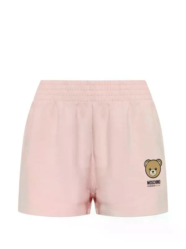 Moschino Logo-print Shorts - Pink