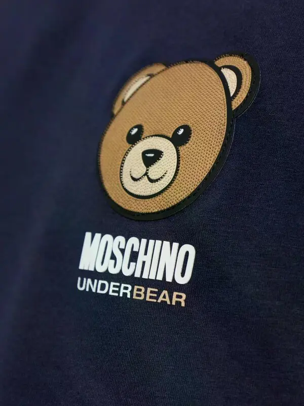 Moschino Two-piece Patch Pajamas Set
