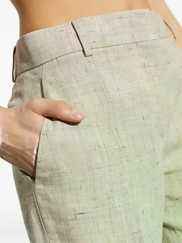 Moschino Slub-texture Tailored Trousers