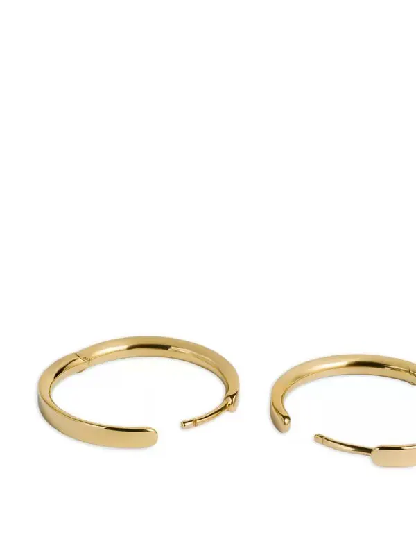 Monica Vinader Essential Hoop Earrings - Gold