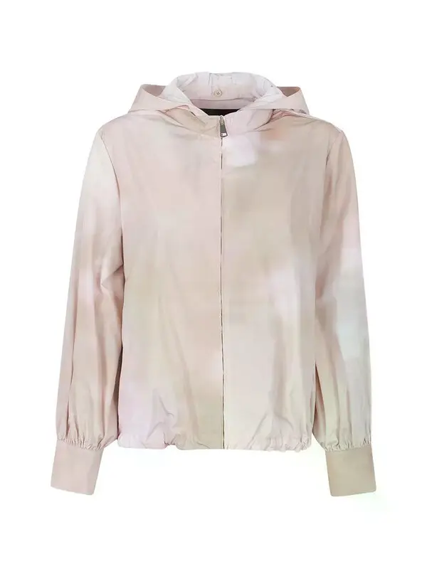 Fabiana Filippi Floral-print Hooded Jacket - Neutrals