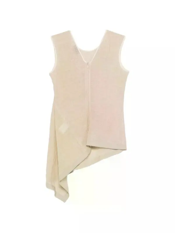 GENTRYPORTOFINO Sleeveless Asymmetric Top