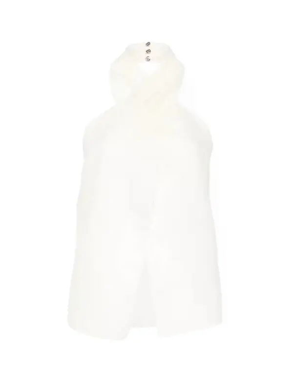 Patrizia Pepe Halterneck Top - Neutrals