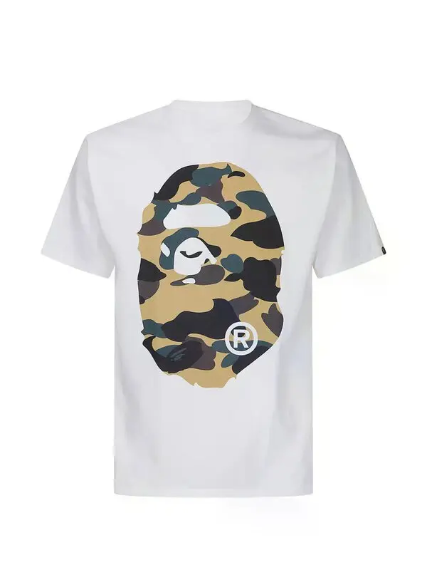 A BATHING APE 1st Camo Ape T-shirt - White
