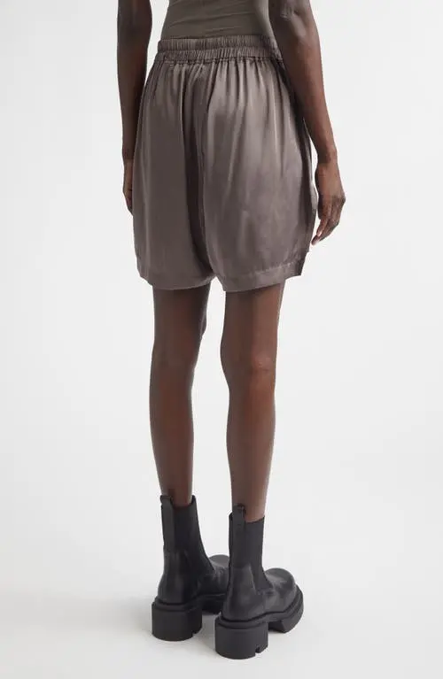 Rick Owens Charmeuse Board Shorts - Dust