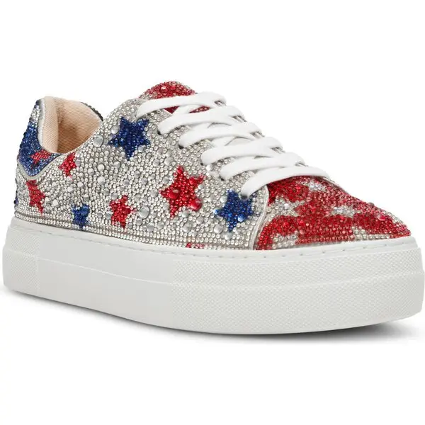 Betsey Johnson Sidny Platform Sneaker - Stars
